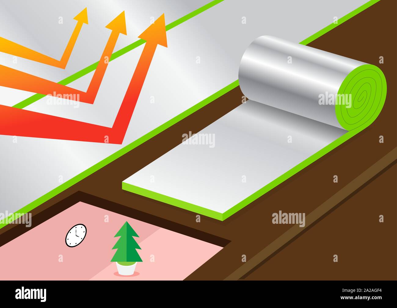 Ceiling art installation Stock Vector Images - Alamy