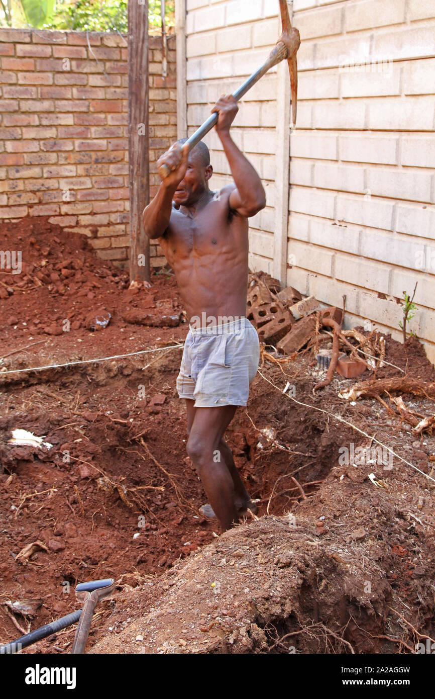 Black people digging wall hi-res stock photography and images - Alamy