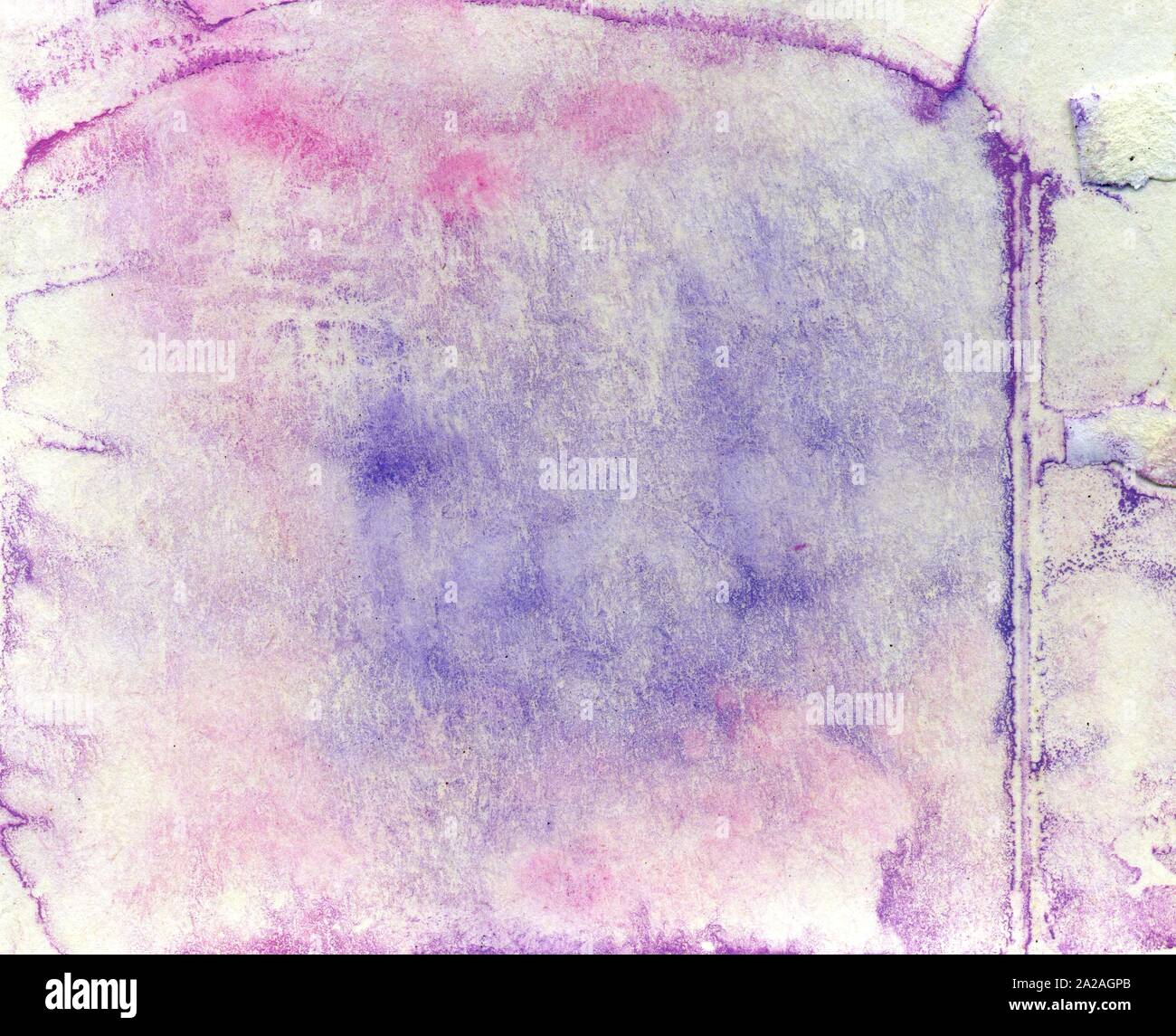 Grunge paper background colored with purple watercolor Stock Photo - Alamy