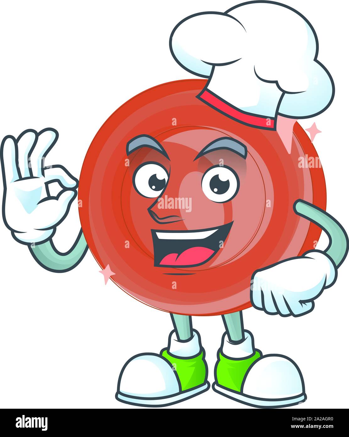 Chef bronze coin cartoon character with mascot Stock Vector Image & Art ...