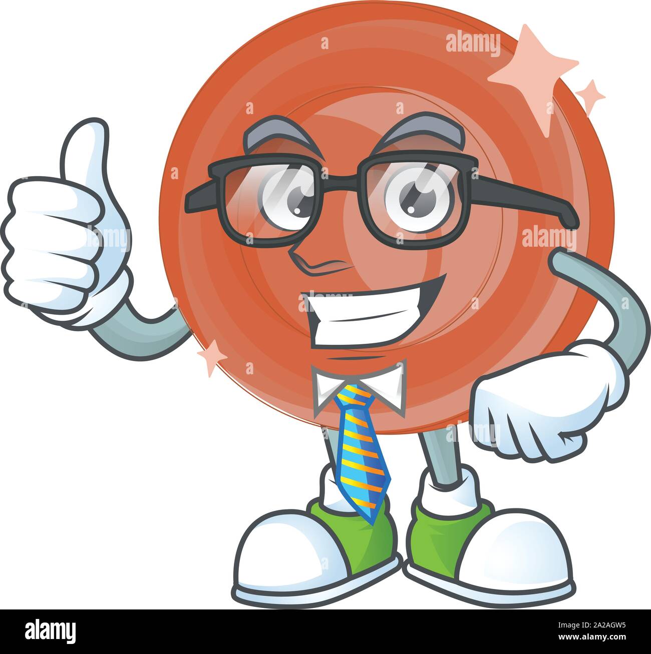 Businessman bronze coin cartoon character with mascot Stock Vector ...