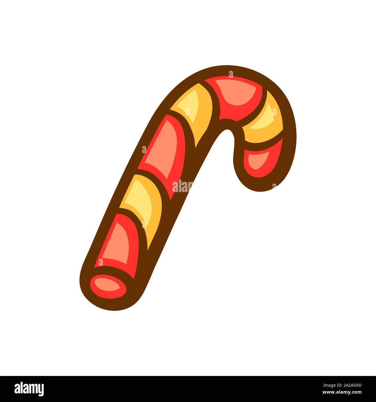 Striped candy icon cartoon Cut Out Stock Images & Pictures - Alamy