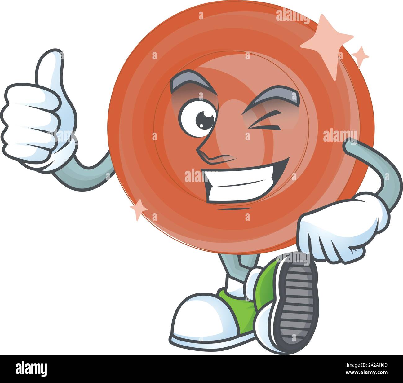 Thumbs up bronze coin cartoon character with mascot Stock Vector Image ...