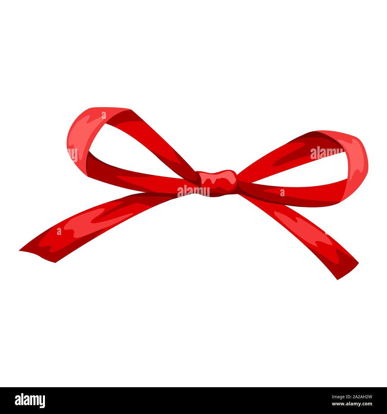 Illustration of red bow Stock Vector Image & Art - Alamy
