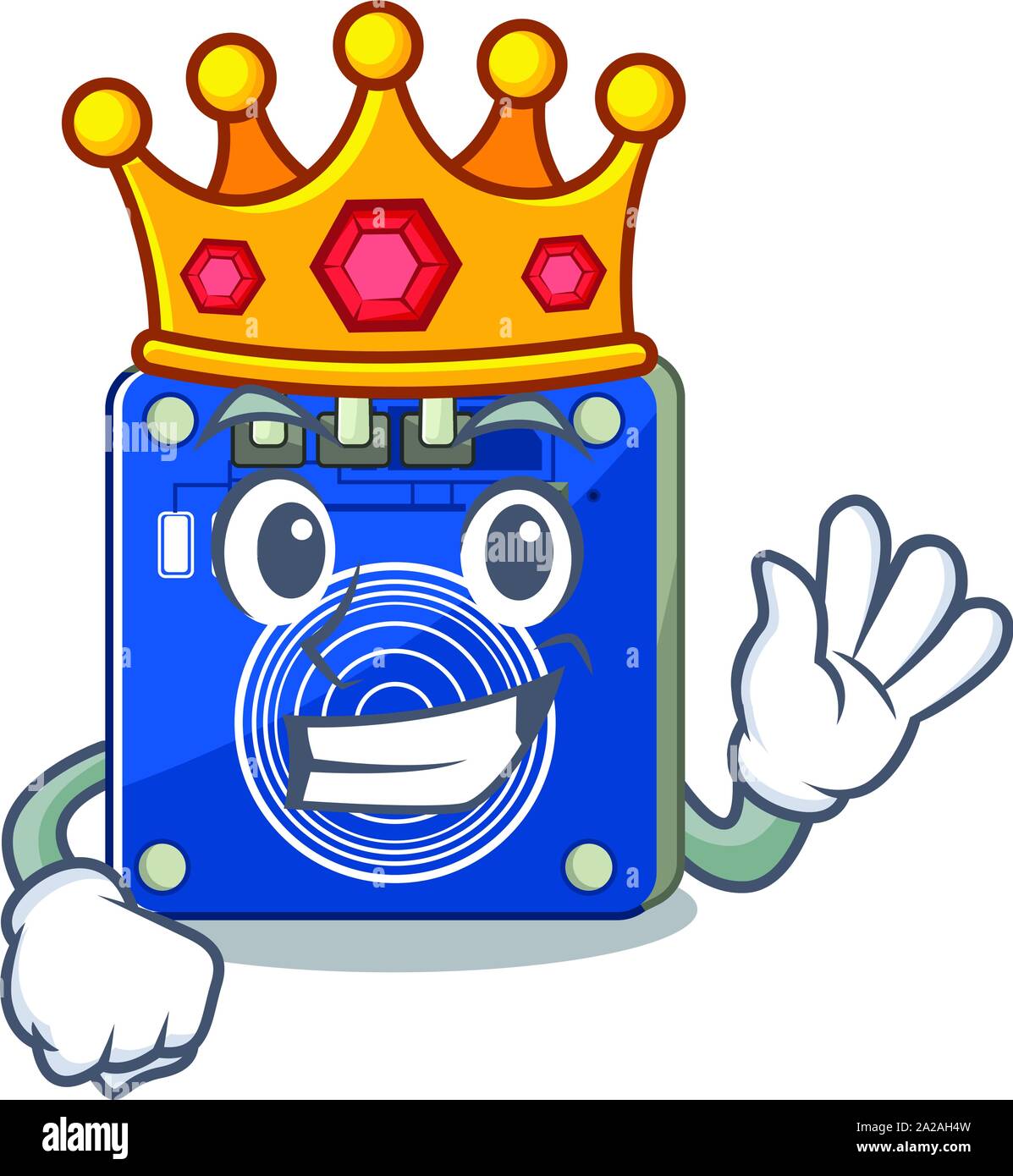 King touch sensor toy above cartoon chair Stock Vector Image & Art - Alamy