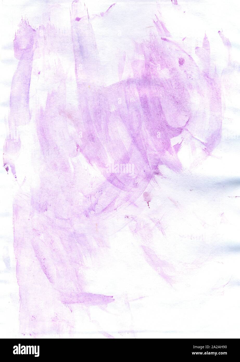 Grunge paper background colored with purple watercolor Stock Photo - Alamy