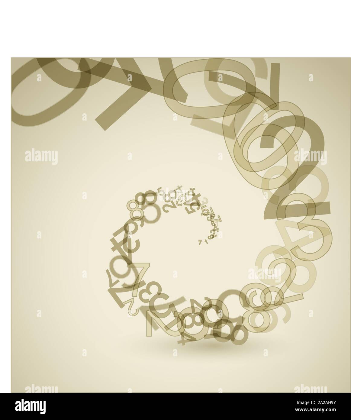 Abstract retro background with numbers - infinity Stock Vector Image ...