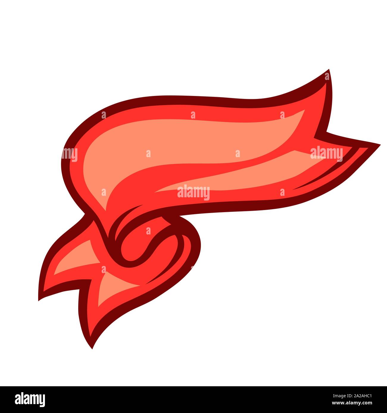 Cartoon red ribbon label Stock Vector Images - Alamy