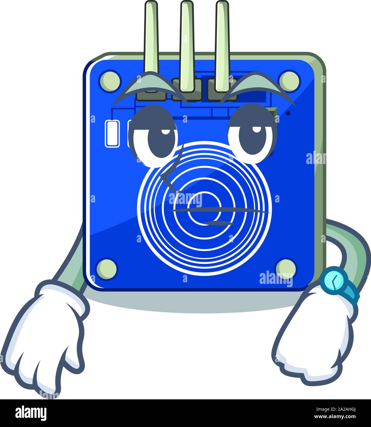 Waiting touch sensor toy above cartoon chair Stock Vector Image & Art ...