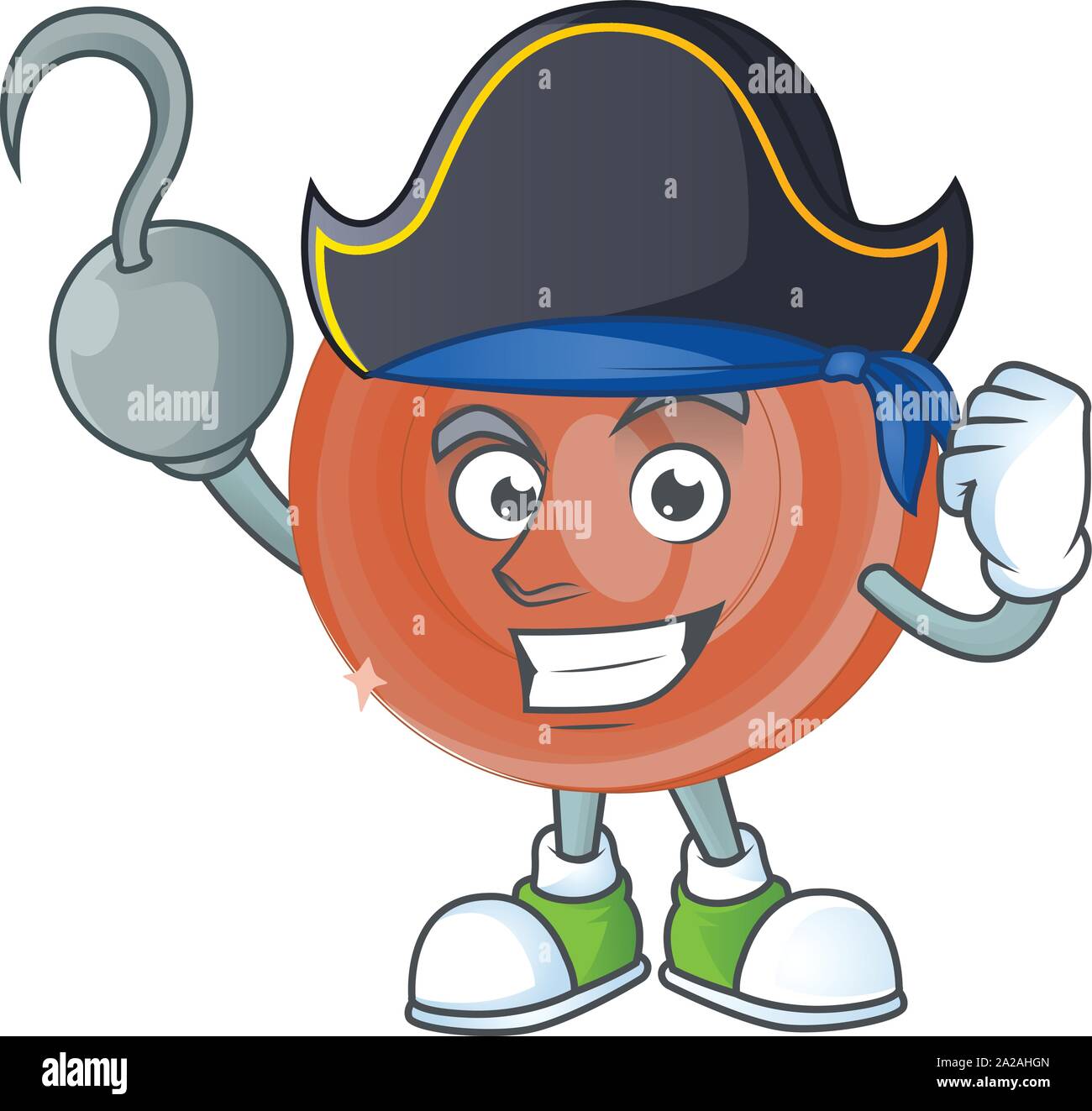 Pirate bronze coin cartoon character for collection Stock Vector Image ...