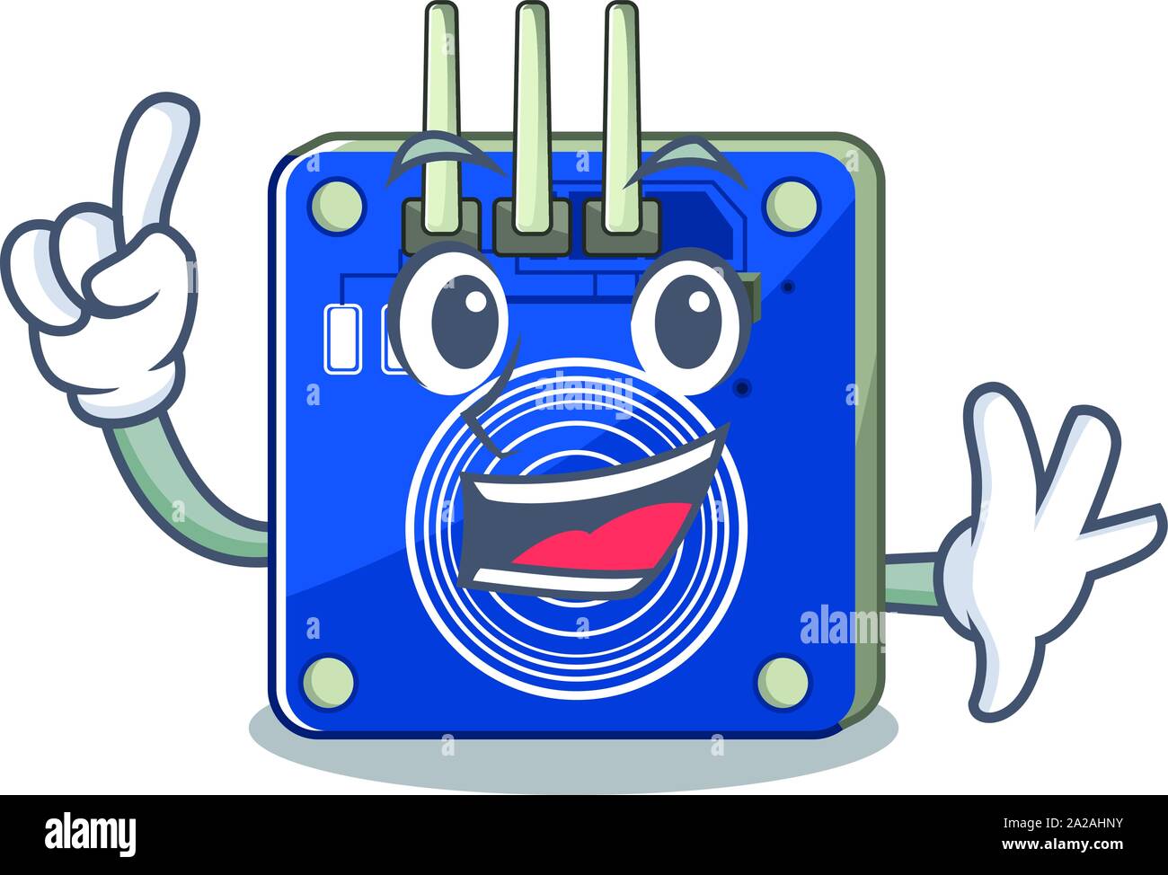 Finger touch sensor toy above cartoon chair Stock Vector Image & Art ...