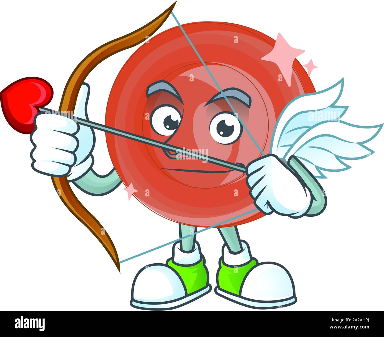 Cupid bronze coin cartoon character for collection Stock Vector Image ...