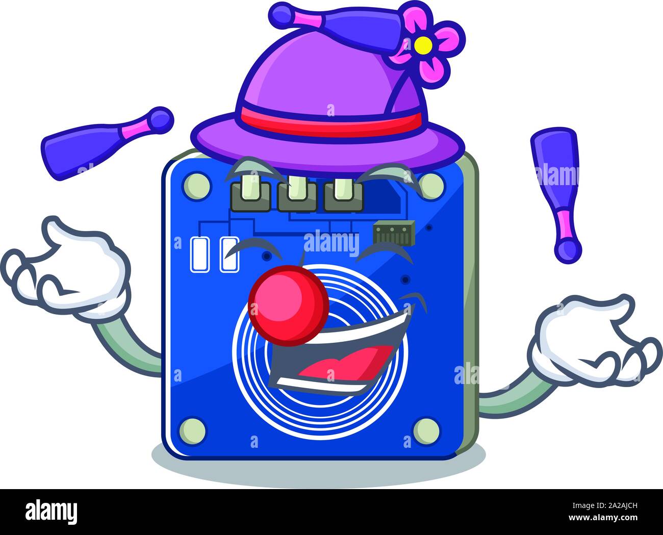 Juggling touch sensor toy above cartoon chair Stock Vector Image & Art ...