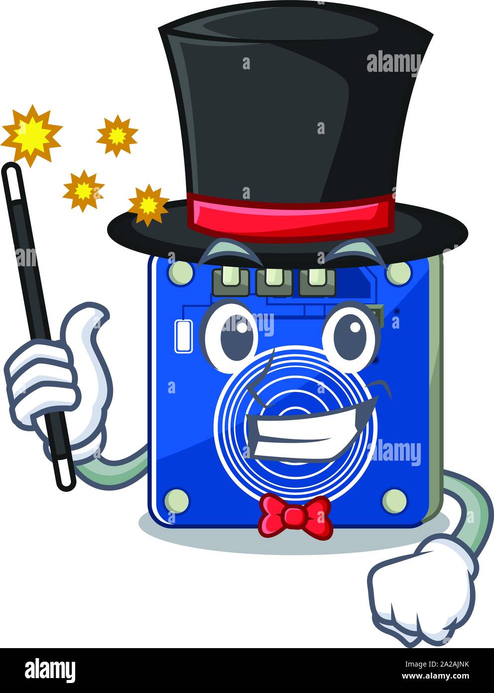 Magician touch sensor toy above cartoon chair Stock Vector Image & Art ...