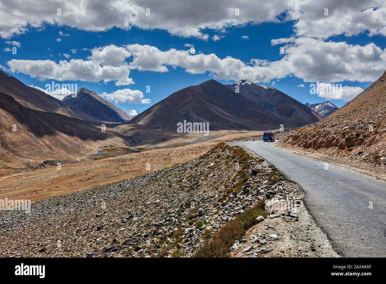 Road in Himalayas Stock Photo - Alamy