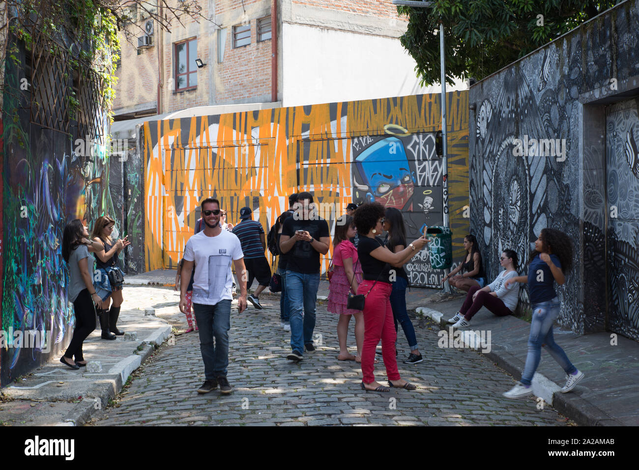 The batman alley in sao paulo hi-res stock photography and images - Alamy