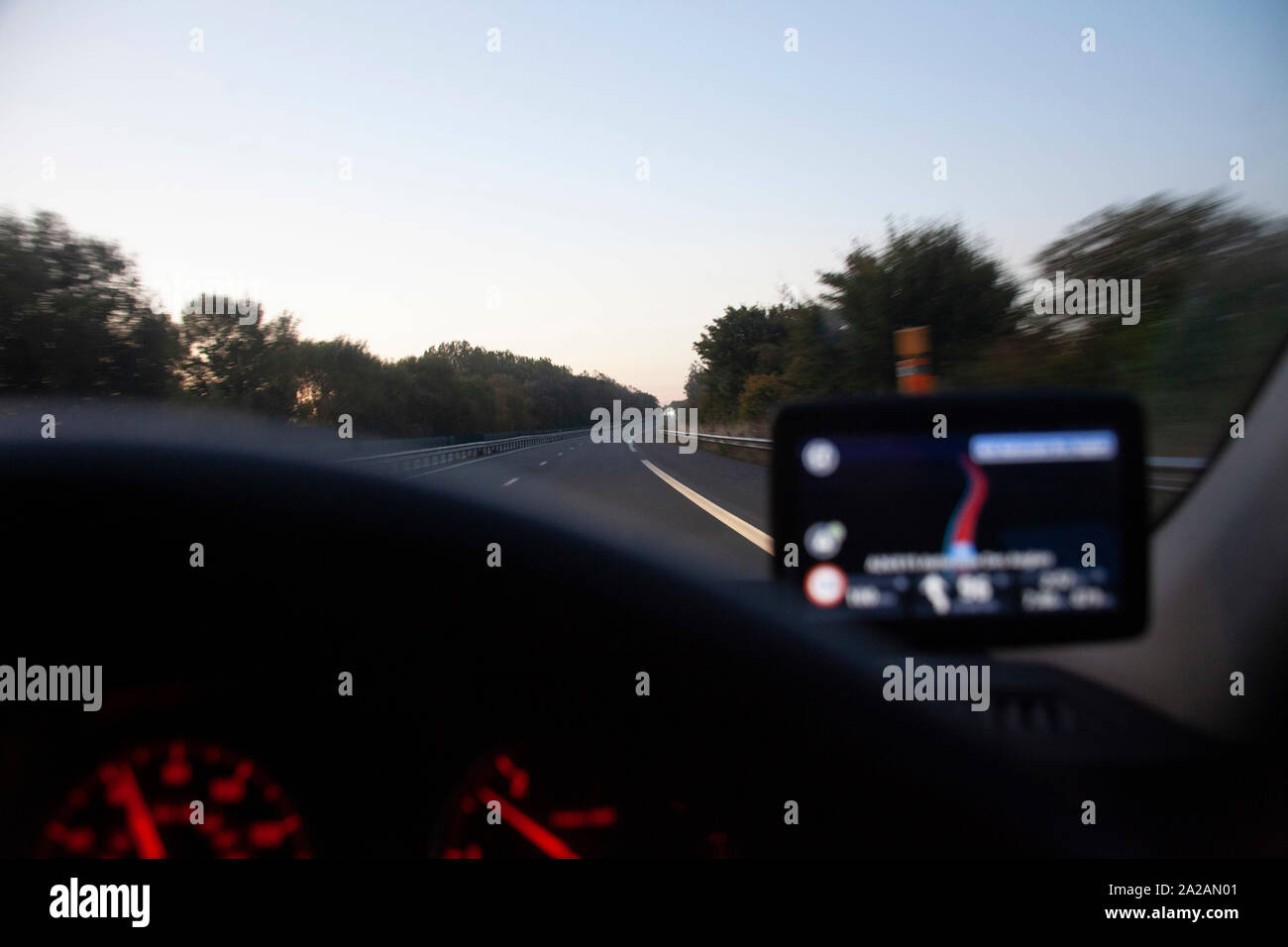 System highway route map hi-res stock photography and images - Alamy