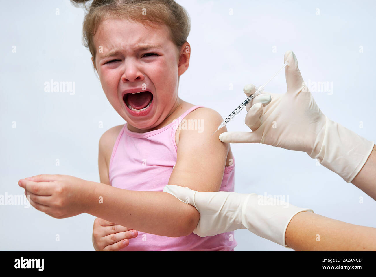 Doctor examination crying hi-res stock photography and images - Alamy