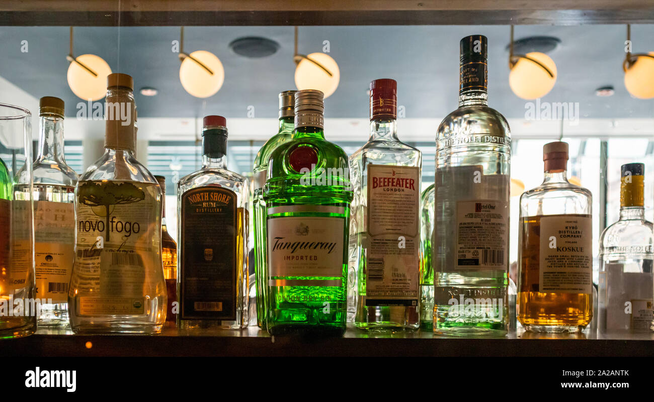 Alcohol bottles hi-res stock photography and images - Alamy