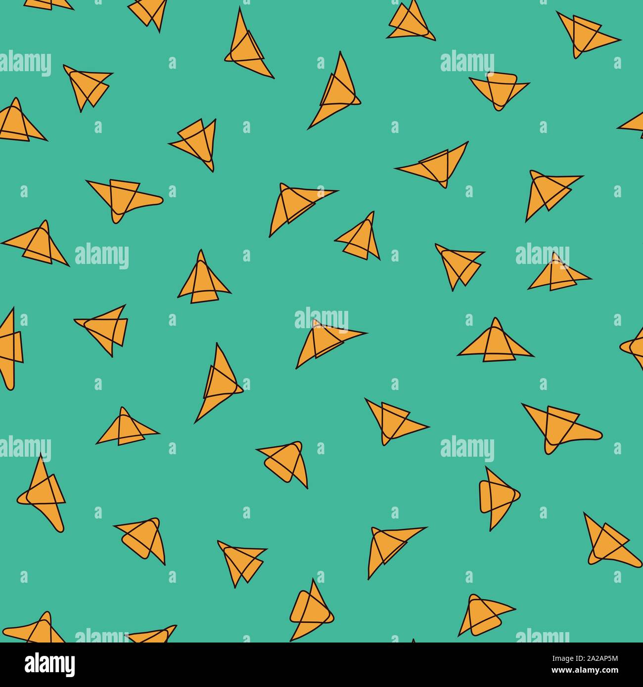 Paper planes folded origami Stock Vector Images - Alamy