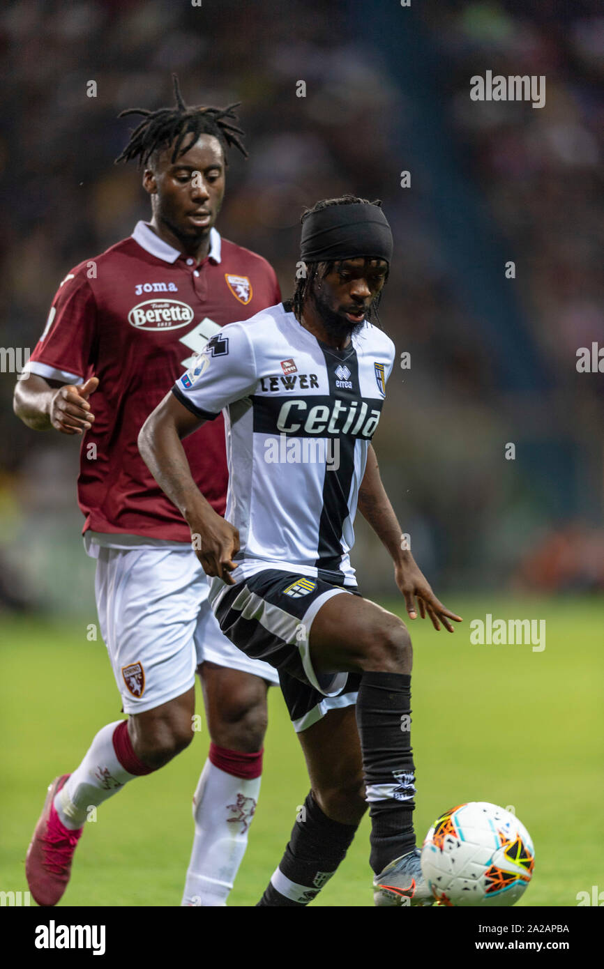 Gervinho Gervais Lombe Yao Kouassi (Parma) Souahilo Meite (Torino) during the Italian "Serie A ...