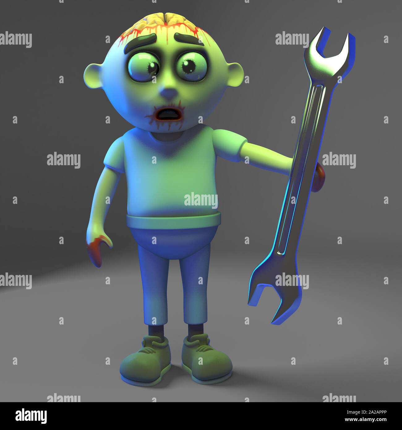 Stupid zombie monster would like to fix your truck with his oversized ...
