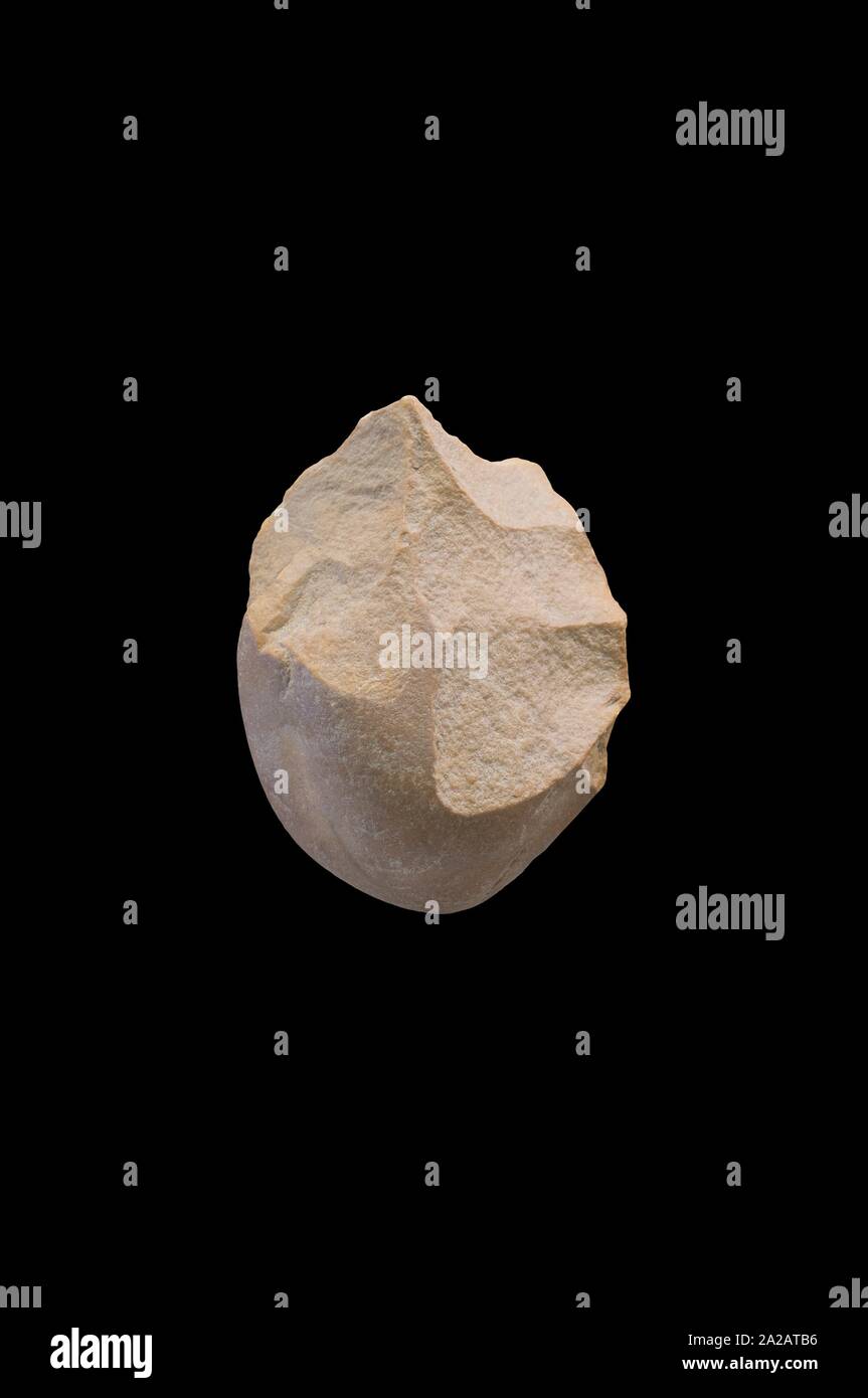 Prehistoric Bifacial Stone Tool High Resolution Stock Photography and ...