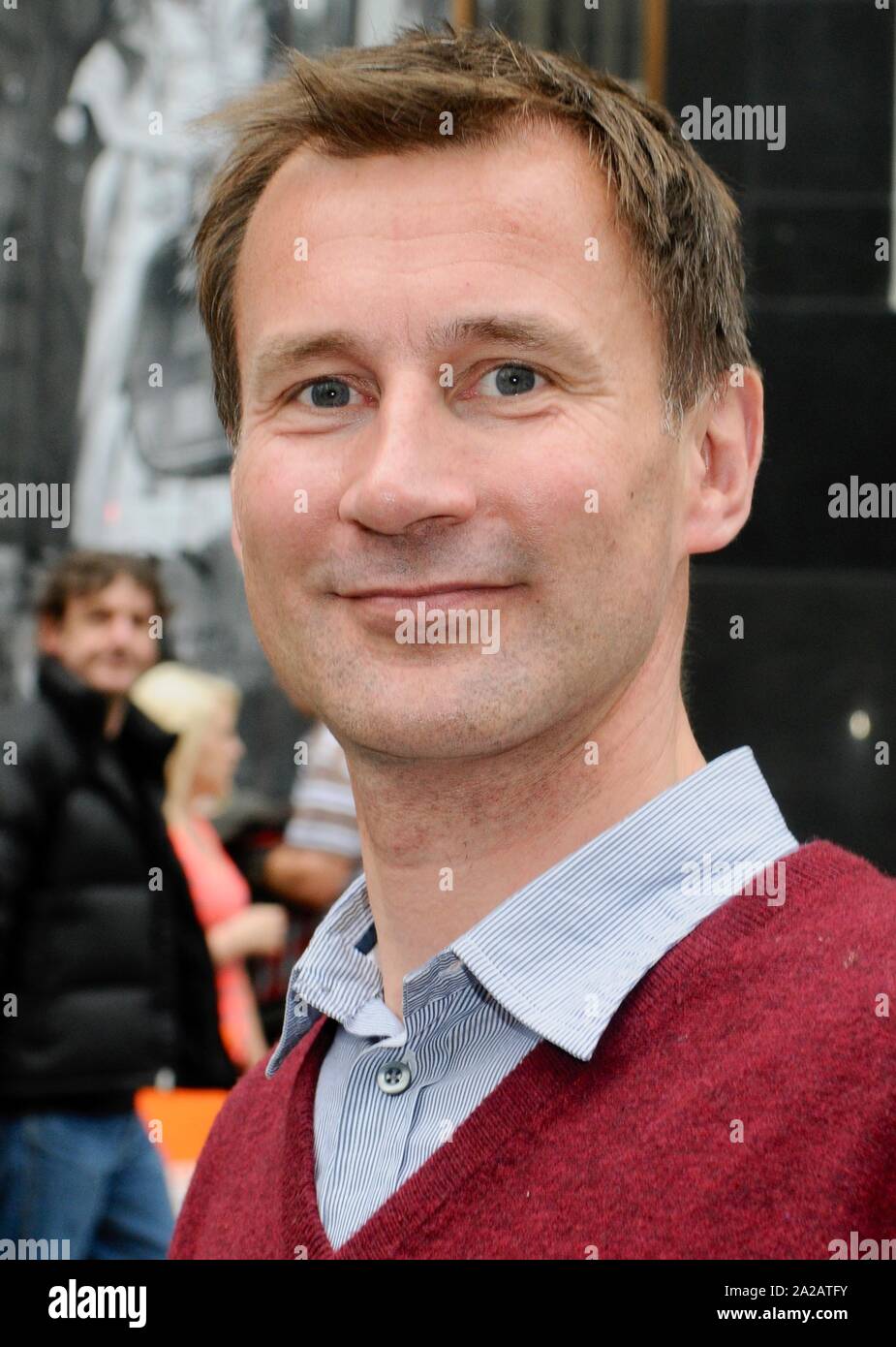 Jeremy Hunt. Photocall in Piccadilly Circus, London. UK Stock Photo - Alamy