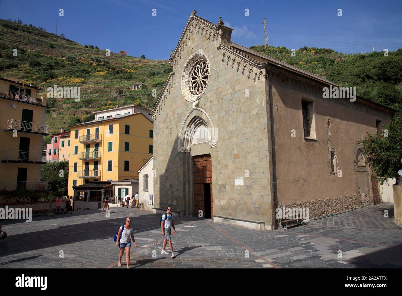 Tourism in cinque terre hi-res stock photography and images - Alamy