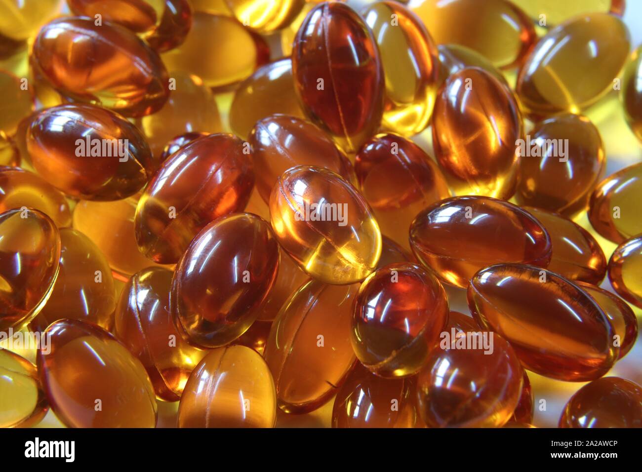 Cod liver oil tablets hi-res stock photography and images - Alamy