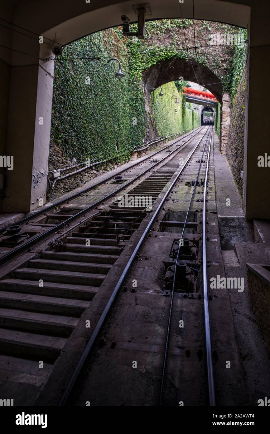 Italian funicular railway hi-res stock photography and images - Alamy