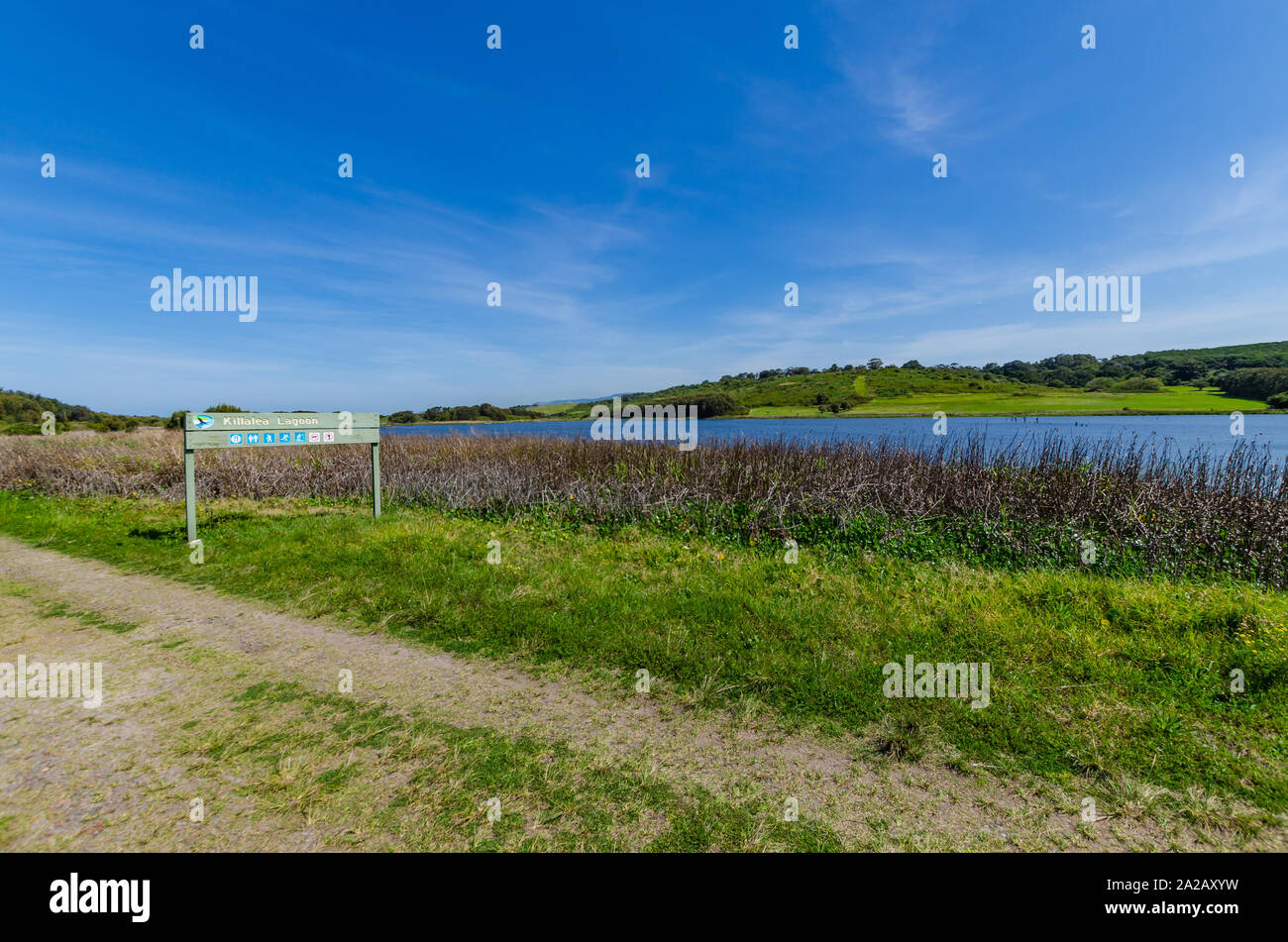 Killalea Lagoon, Killalea Reserve New South Wales Australia Stock Photo ...