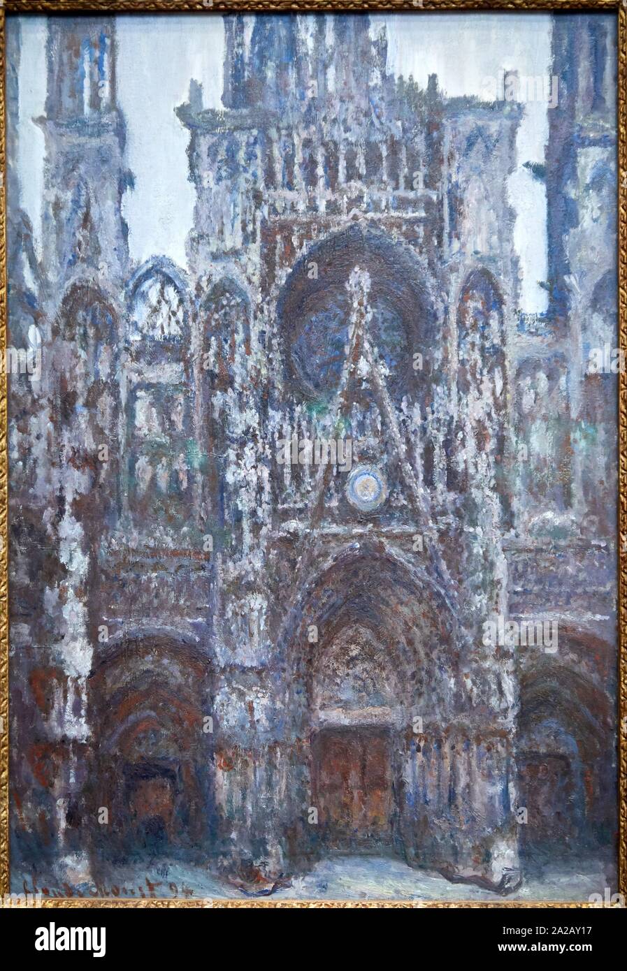 Art painting claude monet rouen cathedral hi-res stock photography and ...