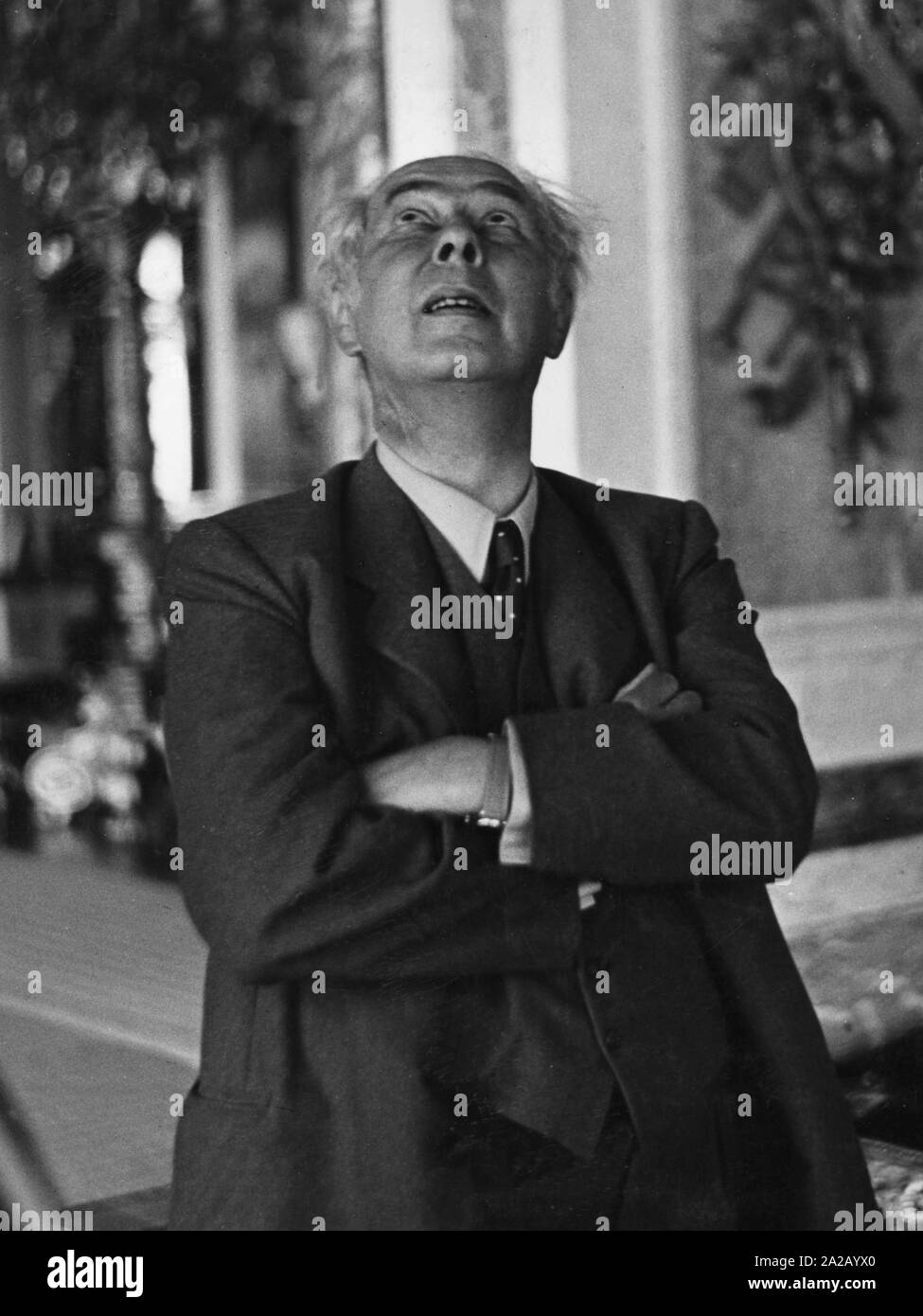 Professor Theodor Heuss during the meeting of the Constitutional ...