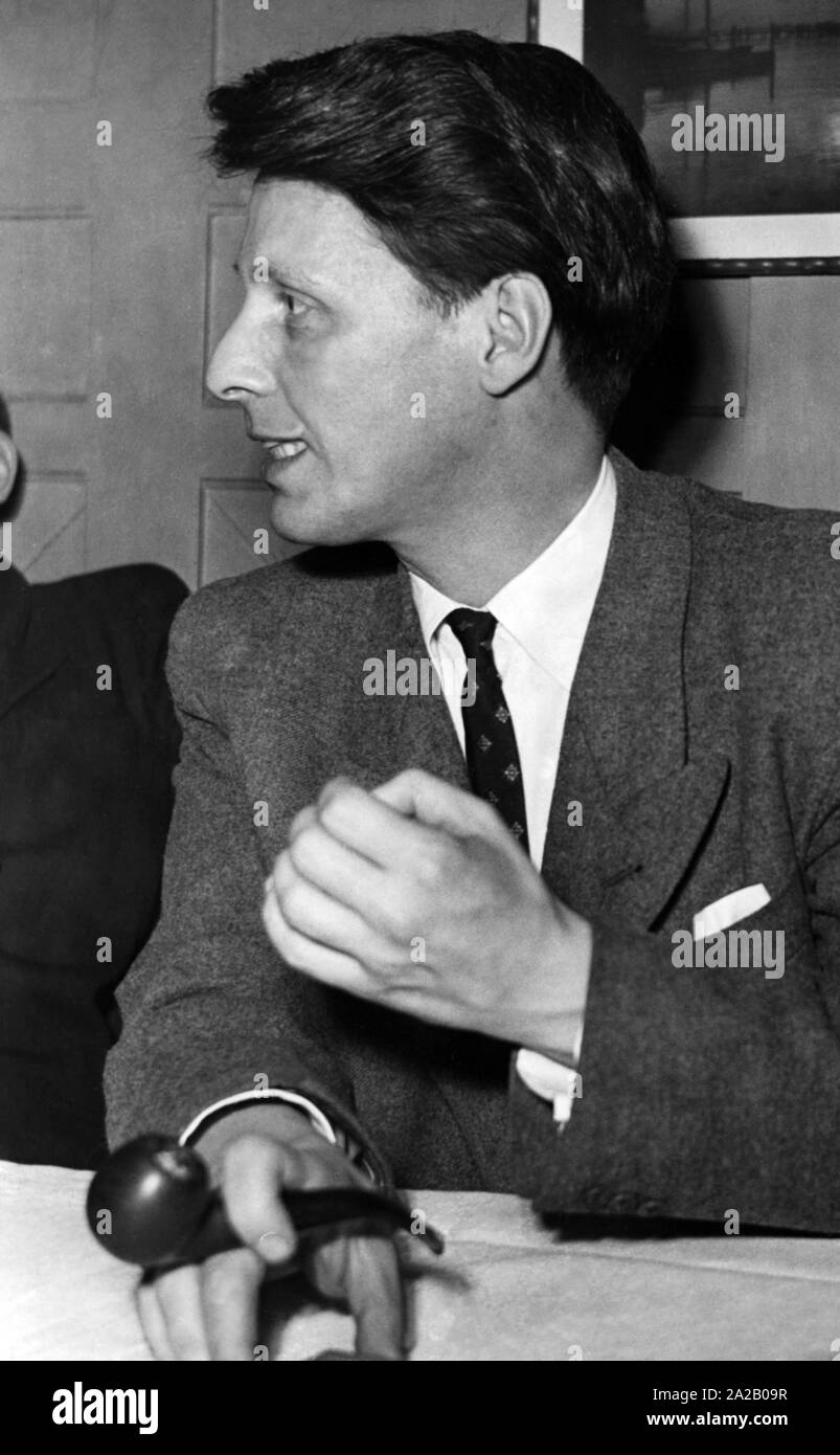 The German writer Stephan Hermlin. (undated photo Stock Photo - Alamy