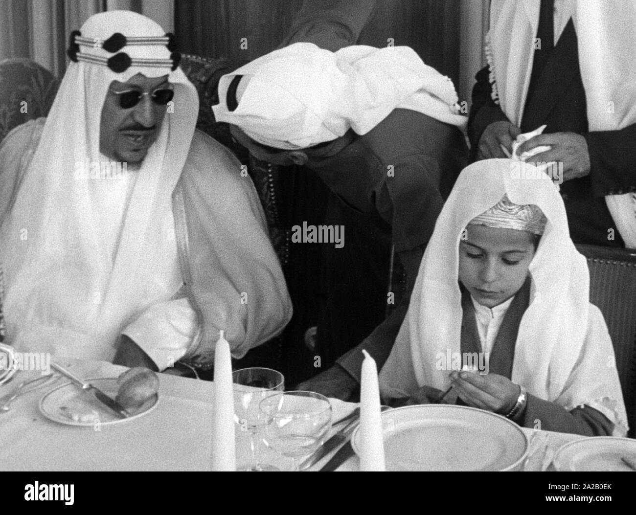 King Saud ibn Abd al-Aziz of Saudi Arabia spent five days in Freiburg ...