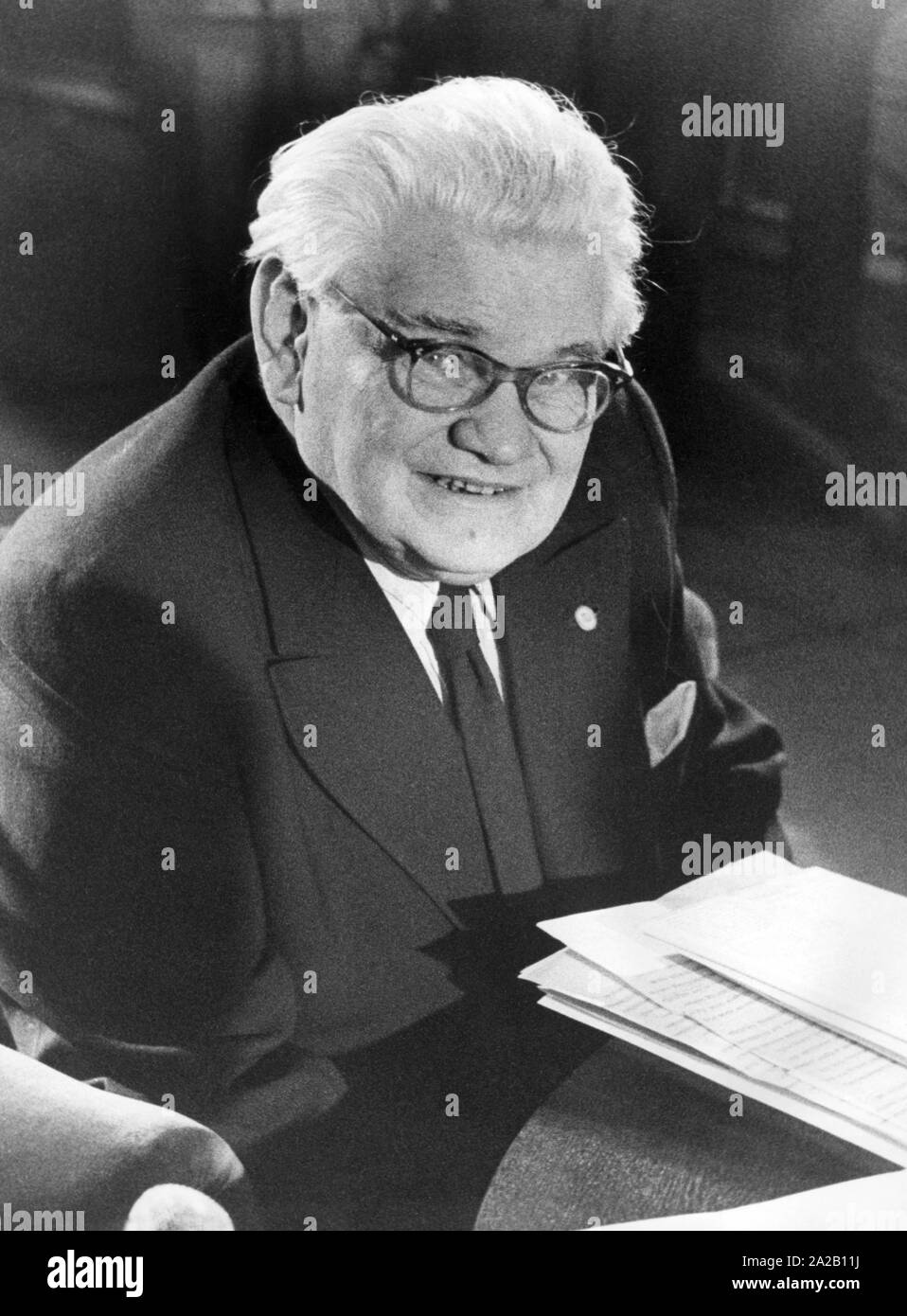 Max Seydewitz, Member of the People's Chamber Stock Photo - Alamy