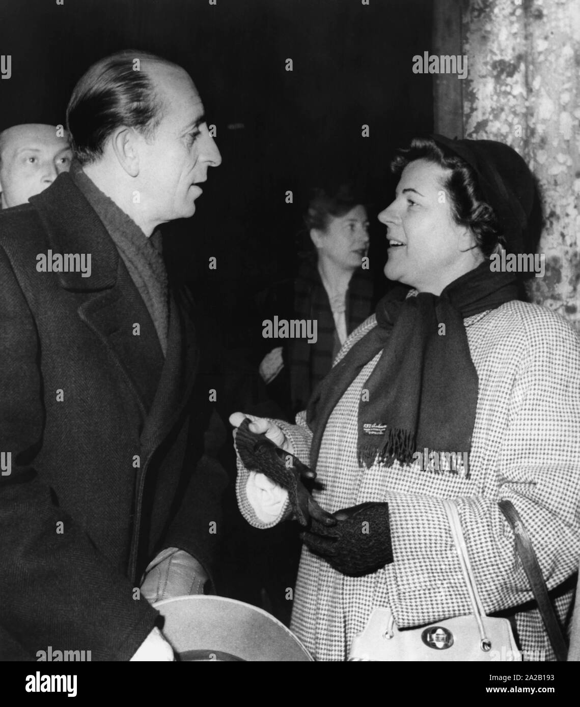 Celebrity director actress Black and White Stock Photos & Images - Alamy