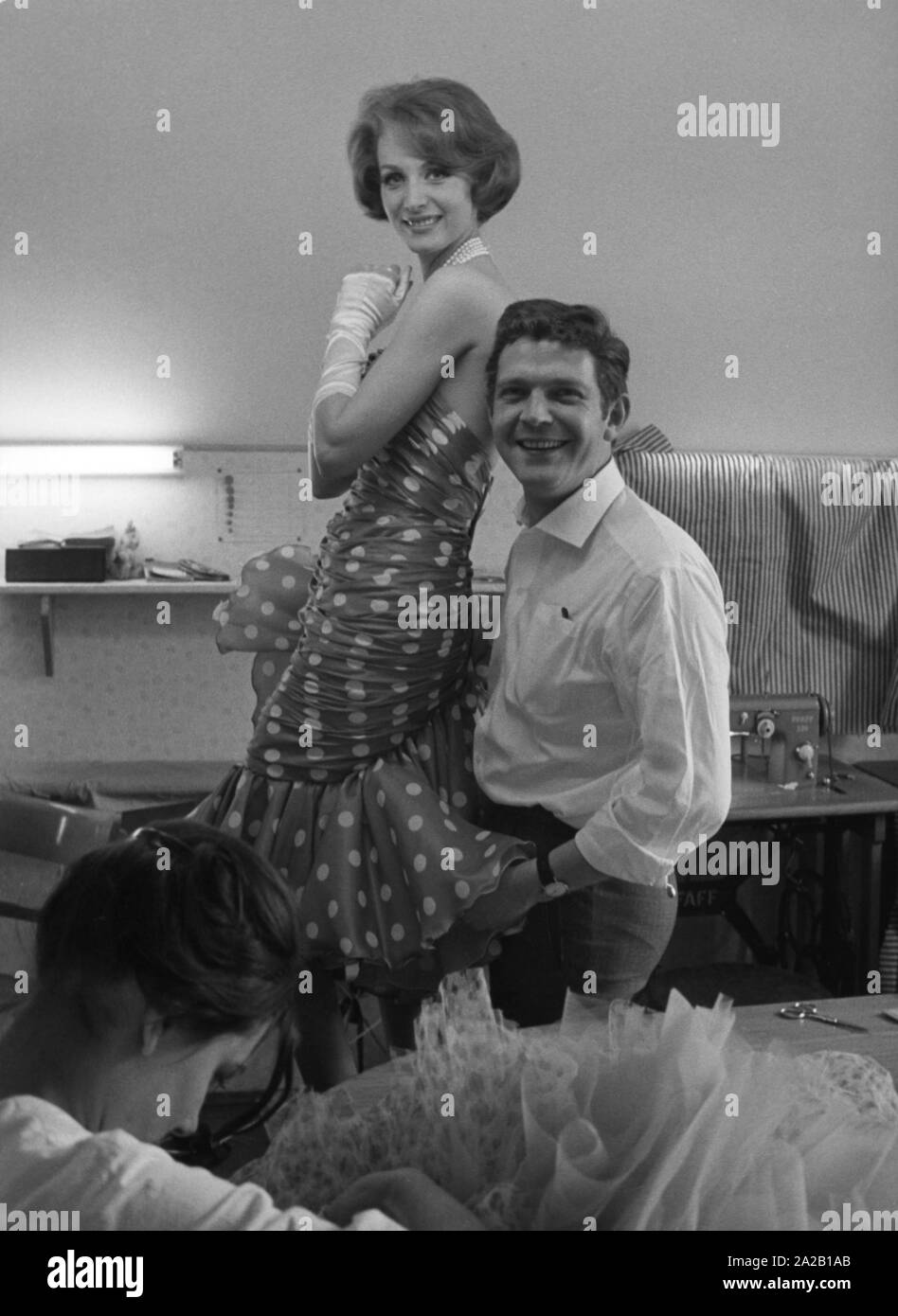 Werner Wunderlich, a fashion designer (undated picture Stock Photo - Alamy