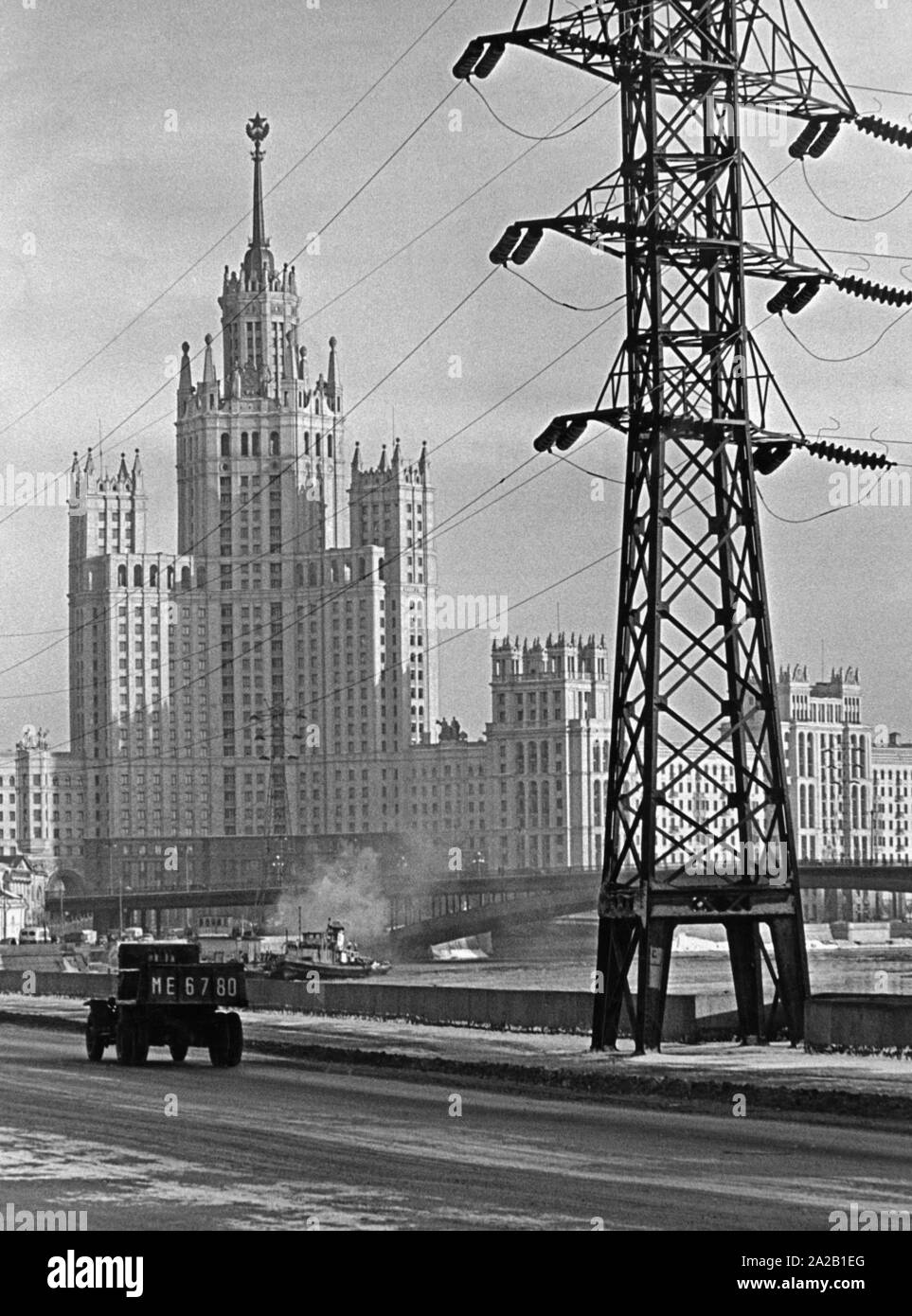 Moscow vintage Black and White Stock Photos & Images - Alamy