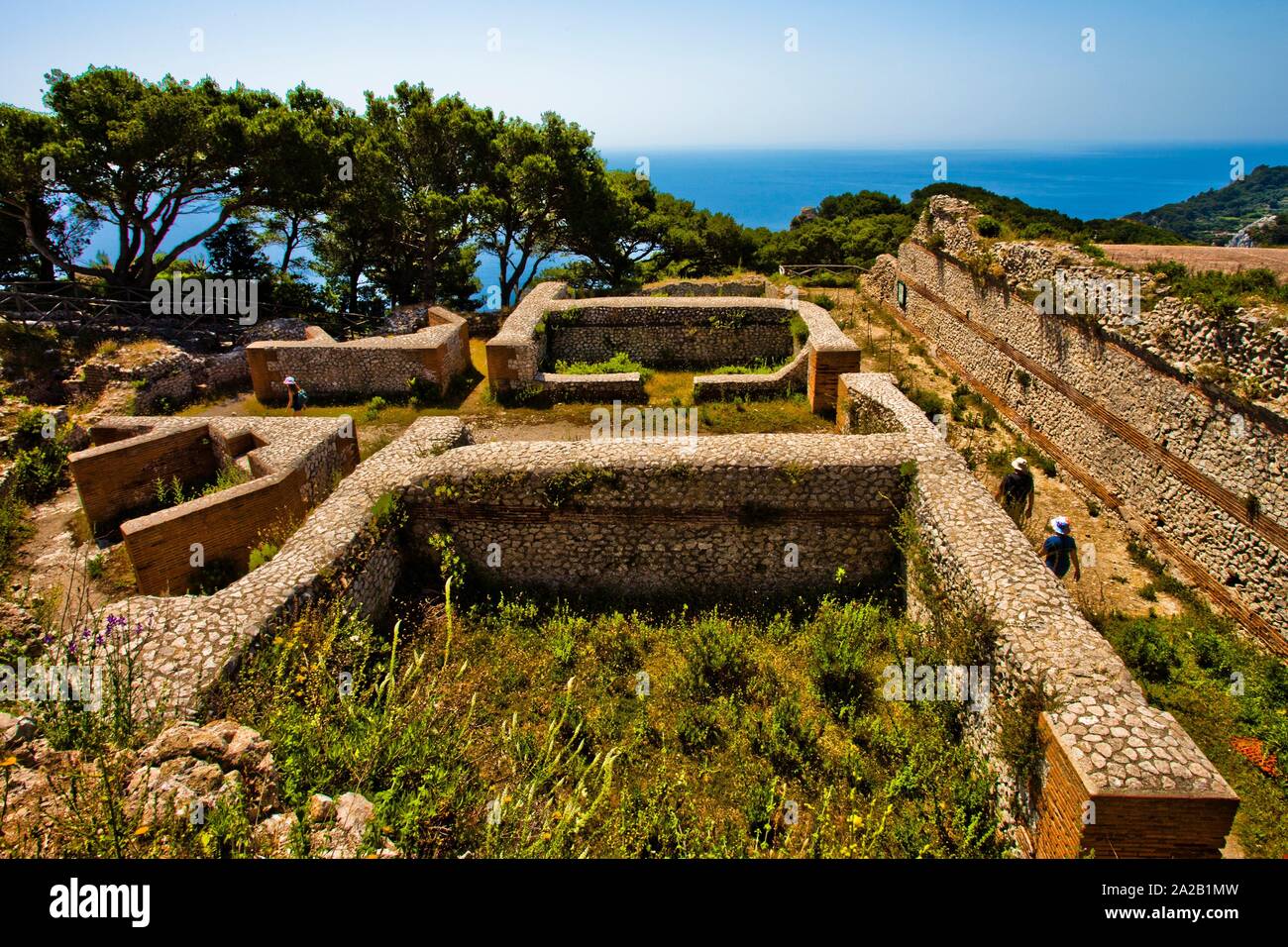Tiberius palace capri hi-res stock photography and images - Alamy