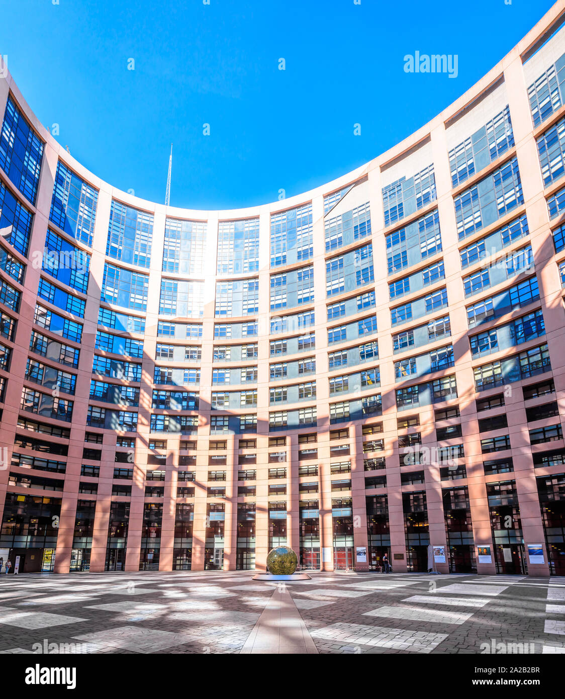 Louise weiss building agora hi-res stock photography and images - Alamy