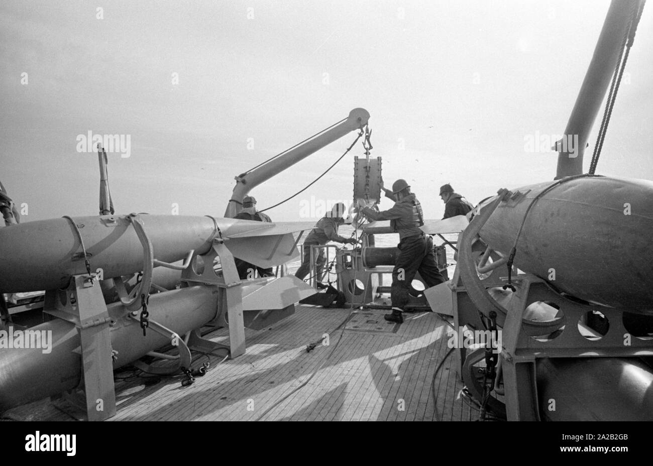 The Lindau class coastal minehunter during an exercise of the 6 ...
