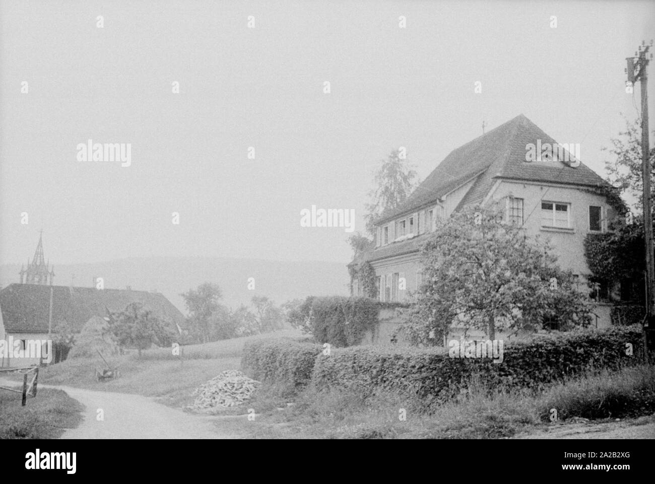 Photo of the villa in Bebenhausen, a suburb of Tuebingen, where Gertrud ...