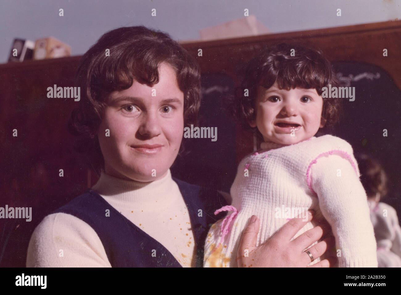Italy, Casorezzo, Italian family, Crespi family 1975 Stock Photo - Alamy