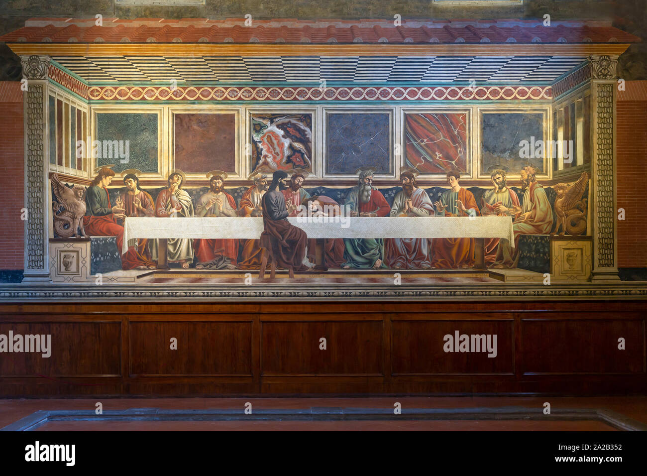 Last supper of santapollonia hi-res stock photography and images - Alamy