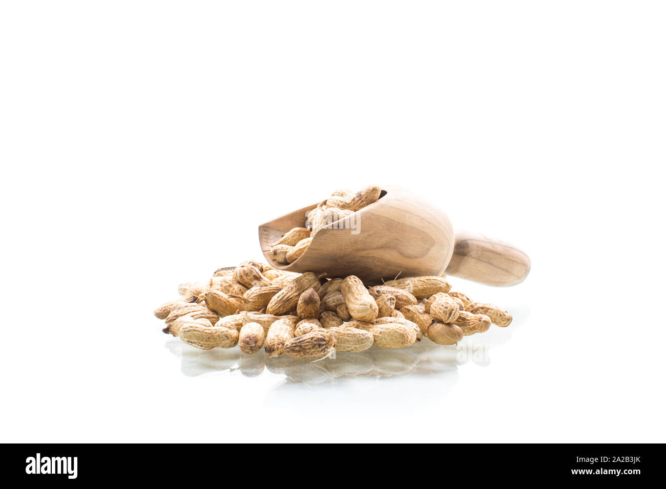 ripe organic peanuts in shell isolated on a white Stock Photo - Alamy