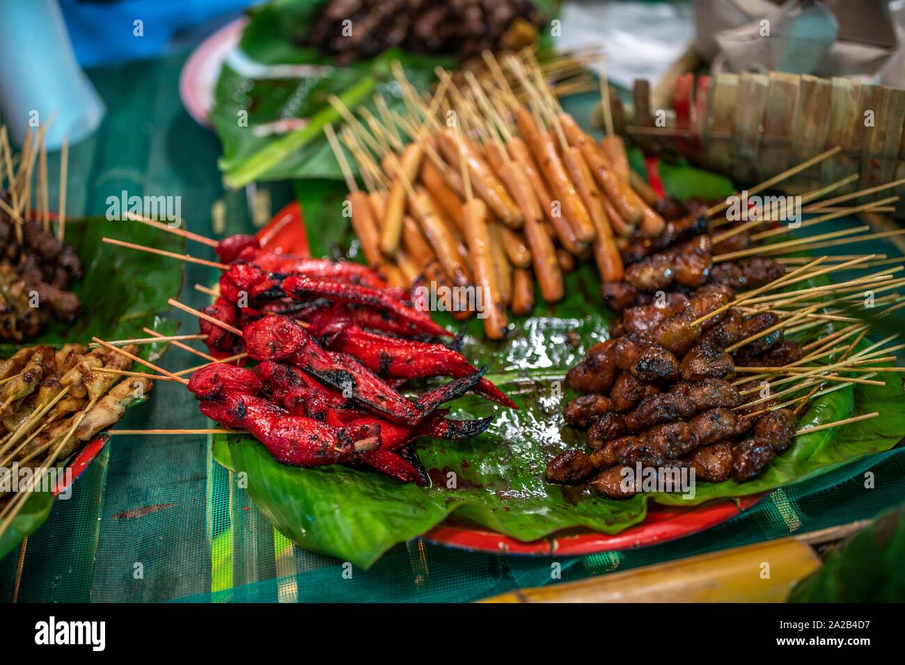 Satay stall hi-res stock photography and images - Alamy