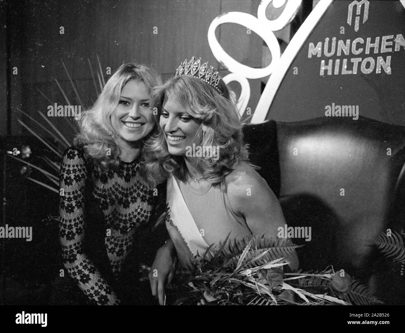 Dagmar winkler miss germany miss Black and White Stock Photos & Images ...
