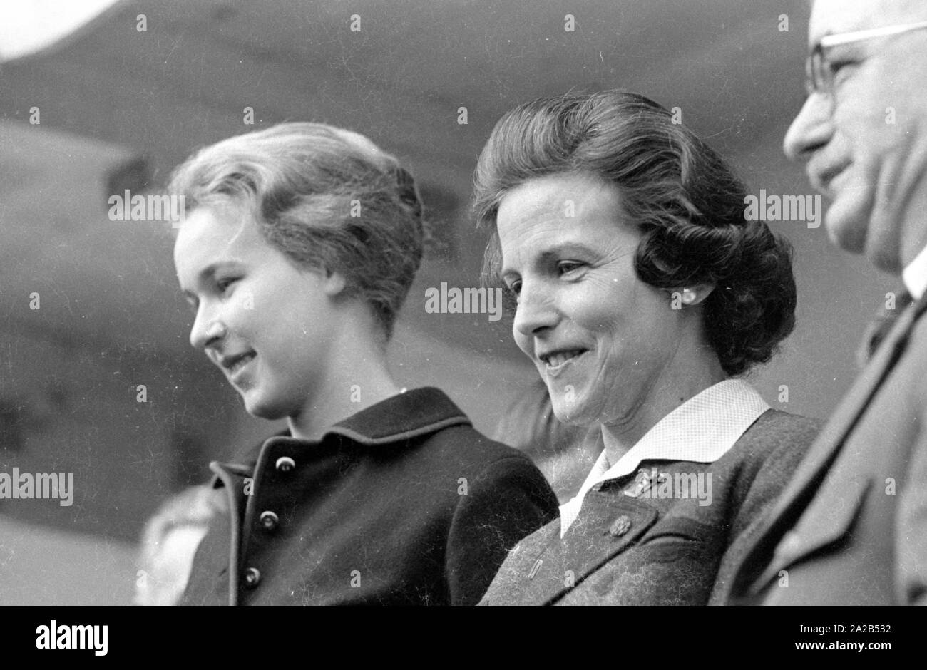 Excursion of the high nobility around Leopold III, then king of Belgium ...